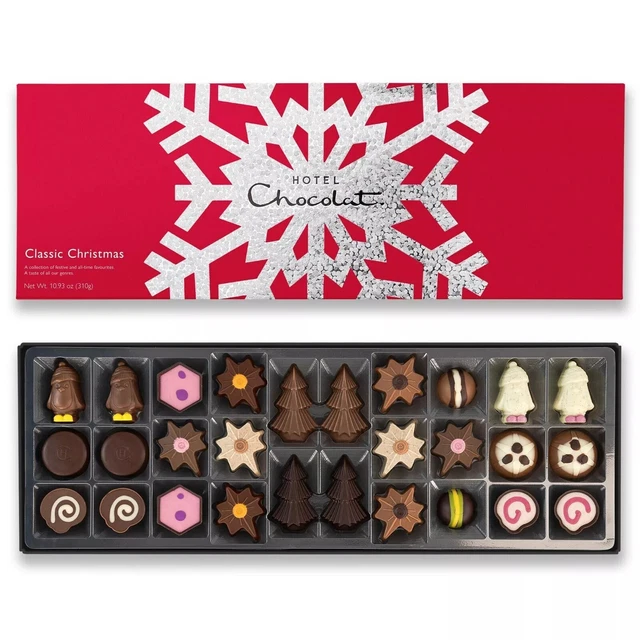 HOTEL CHOCOLAT THE Classic Patisserie Sleekster Chocolate Box 350g Gift ...