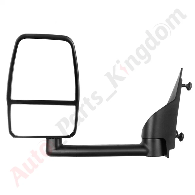 LEFT DRIVER SIDE Smooth Tow Manual Mirror For 2003-2017 Chevy Express ...