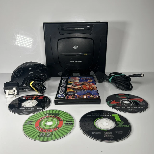 SEGA SATURN VIDEO Game Console MK2 1995 Bundle & 5 GAMES WORKING £179. ...
