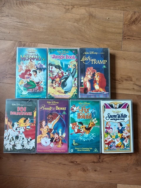 DISNEY VHS BUNDLE of 7 £21.46 - PicClick UK