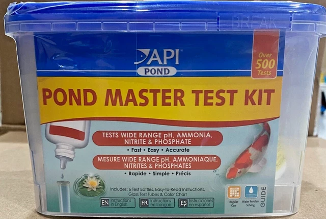 API POND MASTER TEST KIT Pond Water Test Kit OVER 500-TEST EXP 03 -2025 ...