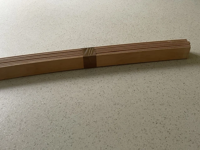 WOODEN BED SLATS king size x 32 £28.78 - PicClick UK
