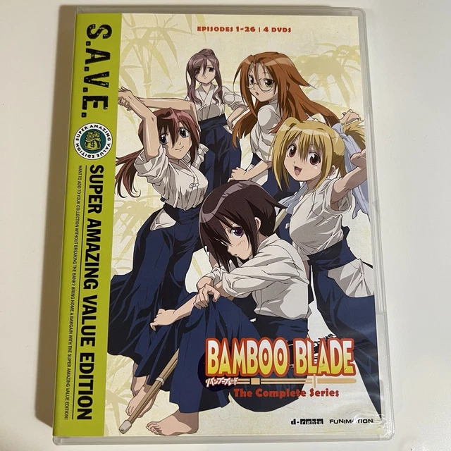 BAMBOO BLADE: COMPLETE Series - S.A.V.E. (DVD set, 4 Discs, Anime ...