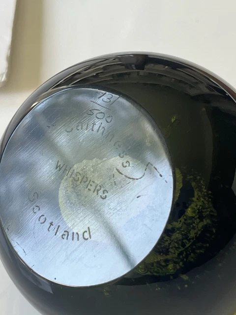 CAITHNESS WHISPERS BY Collin Terris PAPERWEIGHT 3IN LE signed ...