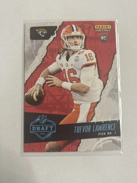 PANINI INSTANT DRAFT Trevor Lawrence Rookie Card - NFL RC Football ...