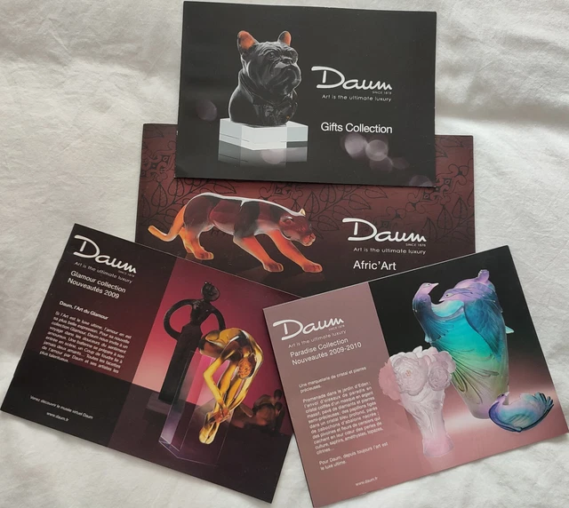 CATALOGUES DAUM. CRISTAL Daum. Sculpture Daum. Daum design. Daum édition d'art EUR 45,00 ...