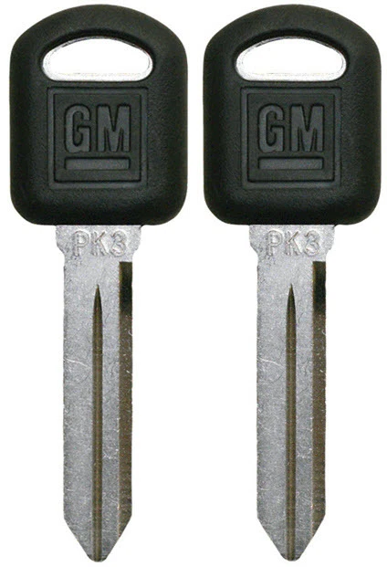2 NEW GM Transponder Replacement Chip Key Blank PK3 690552 B97-PT ...