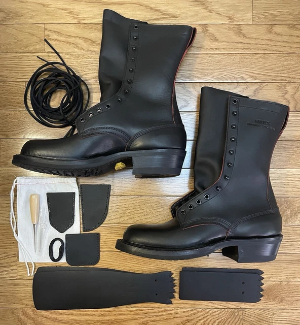WHITE’S BOOTS X Rose Anvil Drifter 3.0 Black Bloodcore Leather 9.5 D ...