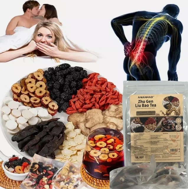 GINSENG SIX TREASURE Tea for Men - Kidney & Energy Herbal Tea Chinese £ ...