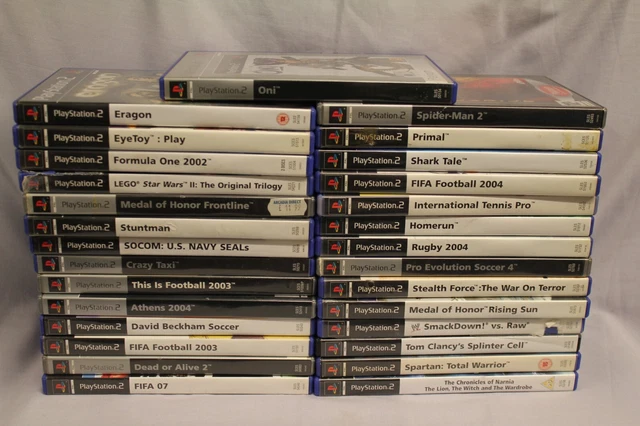 JOB LOT OF 29 PS2 Games [PlayStation 2] [UK PAL] [Bundle] TESTED ...