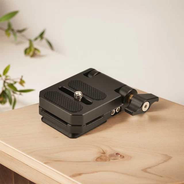 L-SHAPE MOUNT PLATE with Arca-Type Dovetail Folding Black Camera Mount ...