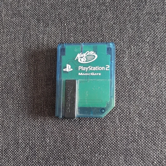 MAD CATZ PLAYSTATION PS 2 Memory Card MagicGate 8 MB Green £4.97 - PicClick UK