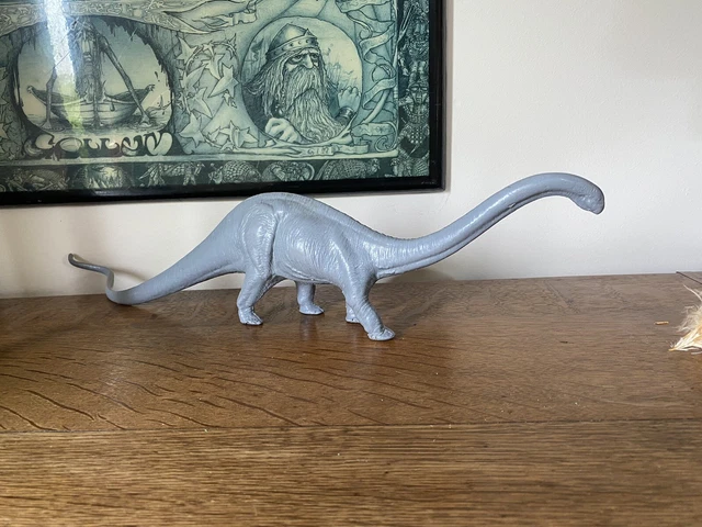 LARGE BRITISH MUSEUM Natural History Diplodocus Figure Dinosaur Vintage ...