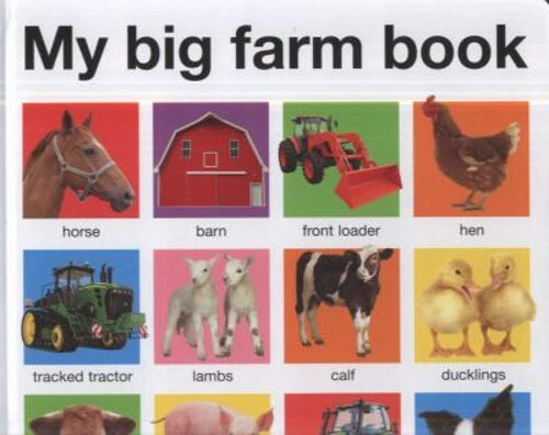 MON GRAND LIVRE De Ferme Livres En Carton Roger Priddy EUR 6,47 ...