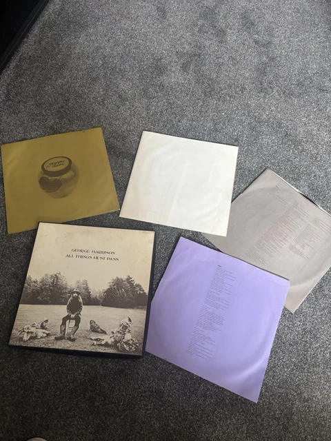 GEORGE HARRISON ALL Things Must Pass Original Vinyl 3 LP Box Set £73.51 ...