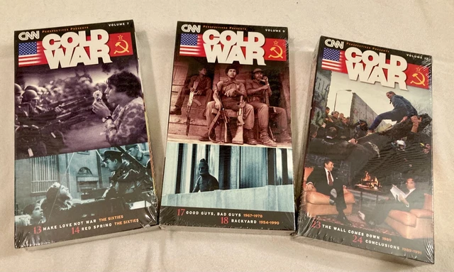 VINTAGE VHS TAPES: CNN Cold War Historical Documentaries Volumes 7, 9 ...