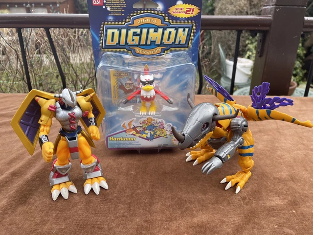 RARE VINTAGE 1990S Bandai Digimon Action Figures with 1 Carded Digimon ...