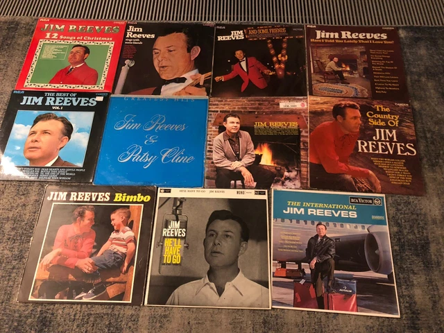 JIM REEVES VINYL Record Bundle x11 LPs £13.50 - PicClick UK