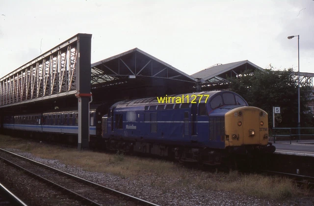 ORIGINAL RAILWAY SLIDE Class 37 37798 at Chester 06.99 £2.80 - PicClick UK