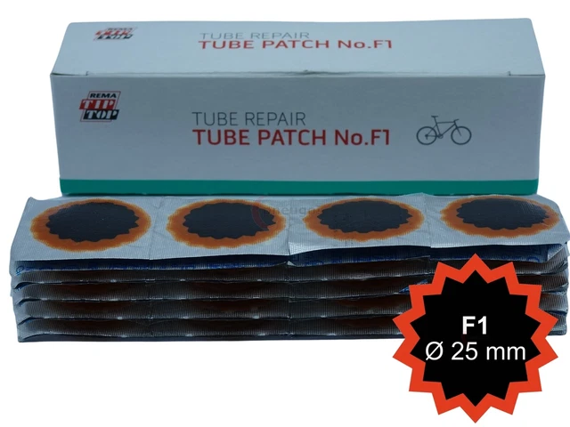 100 X REMA tip-top hose patches F 1 Ø25 mm red edge for bicycle £25.94 ...