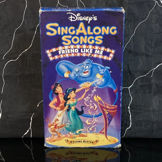 DISNEYS SING ALONG Songs - Aladdin: Friends Like Me (VHS, 1993) $9.47 ...
