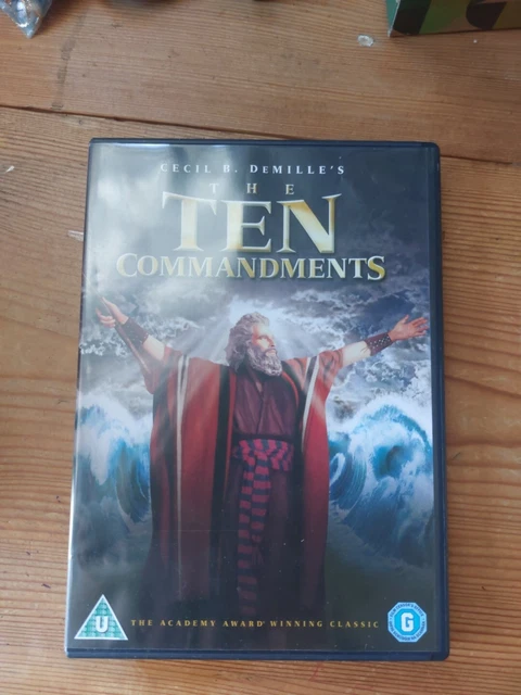 THE TEN COMMANDMENTS DVD (2013) Charlton Heston, DeMille (DIR) cert U 2 ...