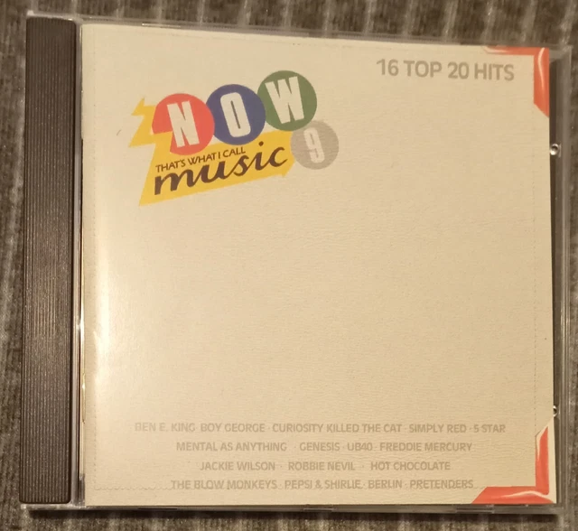 NOW THAT'S WHAT I Call Music 9 CD Original 1987 Issue CDNOW9 VG Virgin ...