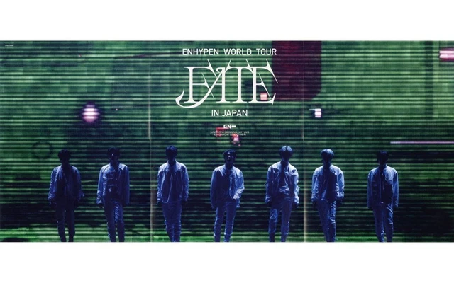 POSTER FOLDING SIX Fold Enhypen Dvd World Tour Fate In Japan First ...