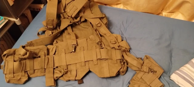 RARE GENUINE SADF South African Army Pattern 70 Webbing Set, Almost ...