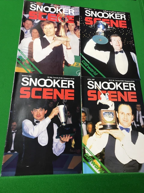 SNOOKER SCENE MAGAZINE 1989 X 10 Issues £19.99 - PicClick UK