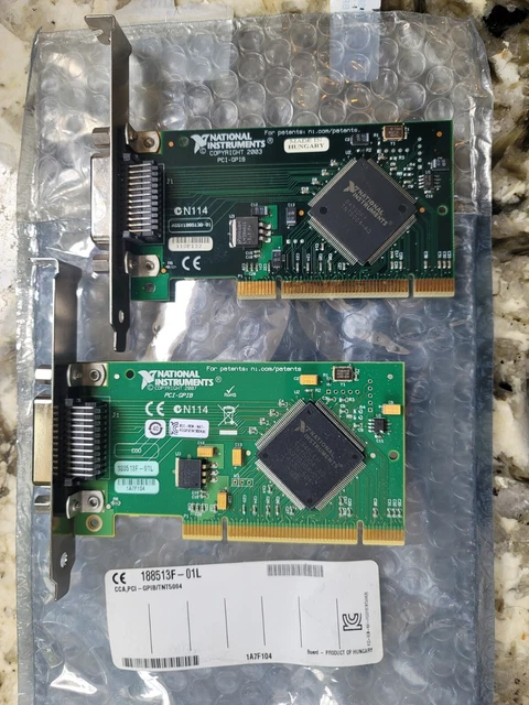 LOT OF 2 National Instruments NI PCI-GPIB IEEE.488.2 Interface Adapter ...