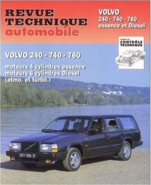RTA REVUE TECHNIQUE manuel atelier réparation entretien mta volvo 240 ...