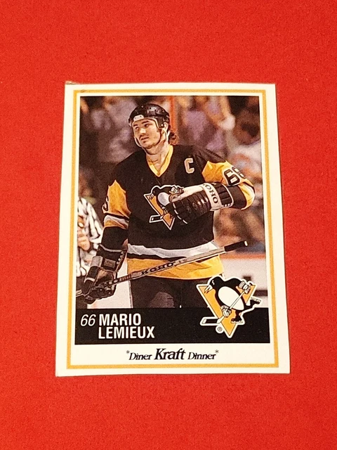 1990-91 KRAFT DINNER Hockey #29 Mario Lemieux Pittsburgh Penguins NHL ...