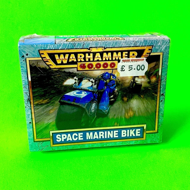 WARHAMMER 40K 🔥 SEALED 🔥 2nd edition 1990s Space Marine bike Biker ...