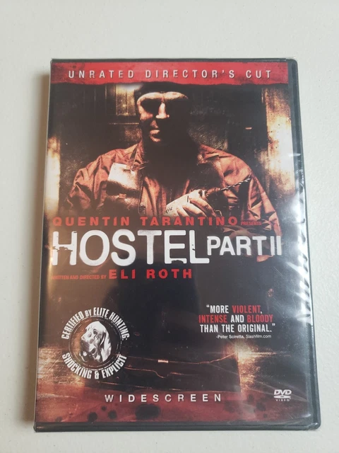 HOSTEL PART II 2 - Unrated Director's Cut DVD NEW/SEALED Tarantino Eli ...