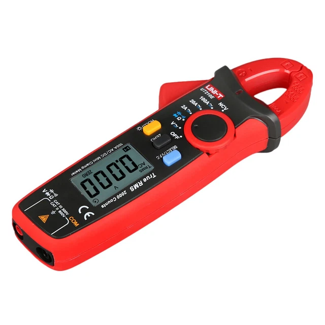 UNI-T UT210D DIGITAL Clamp Meter AC/DC Current Voltage Multimeter Temp ...