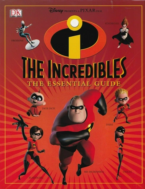 DISNEY PIXAR INCREDIBLES Essential Guide HC - Elastigirl Dash Violet ...