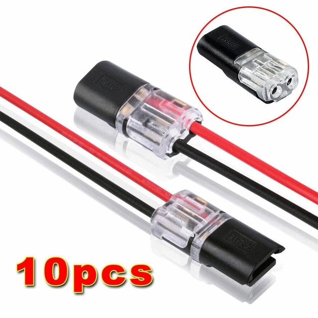 12V AUTO CONNECTOR Plug Terminal Clamp Wire Connector Cable Connections ...
