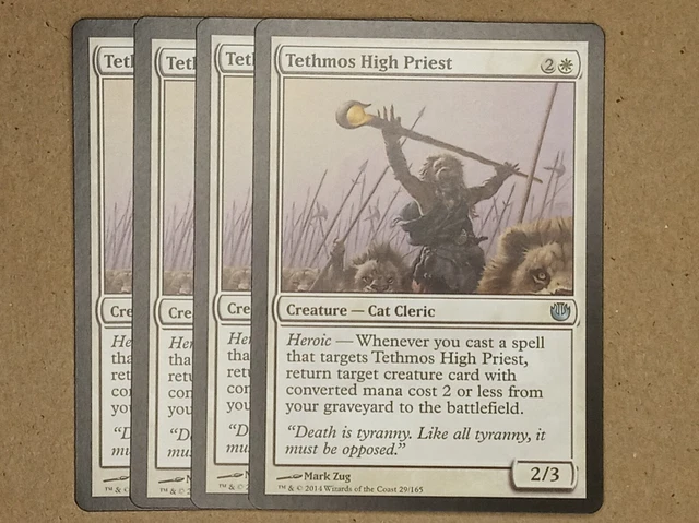 MTG CARD - 4 x Tethmos High Priest - Unco - Journey Into Nyx - NM $0.99 ...