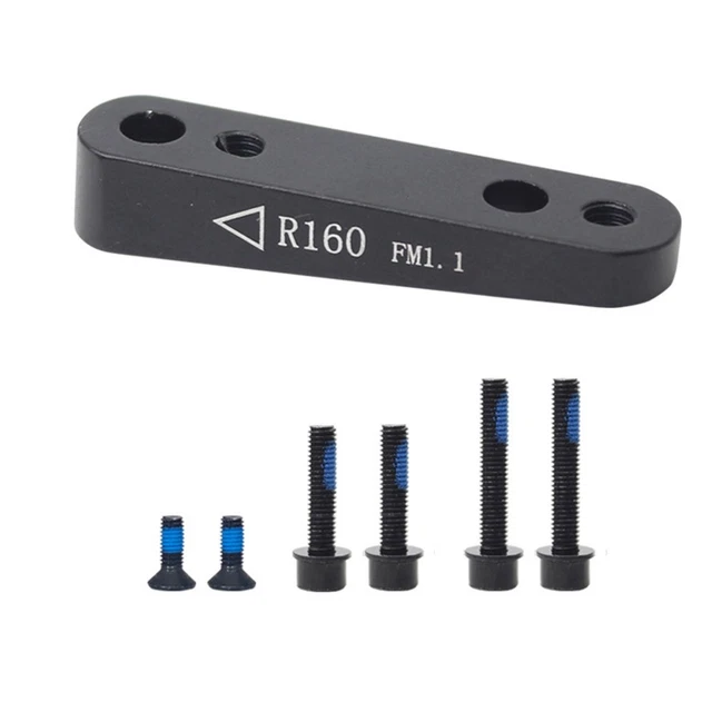 2X(FLAT DISC BRAKE Mount Adapter for 140 160 mm Road Bike Mountain ...
