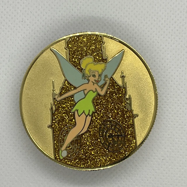 DISNEYSHOPPING.COM DISNEY TINKER Bell Gold Coin Series Pin Limited 250 ...