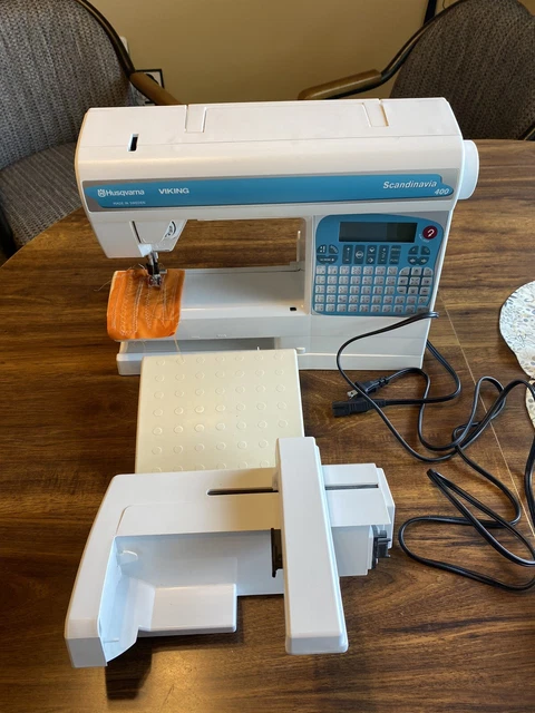 HUSQVARNA VIKING SCANDINAVIA 400 Sewing Machine w/ 3D Embroidery system ...