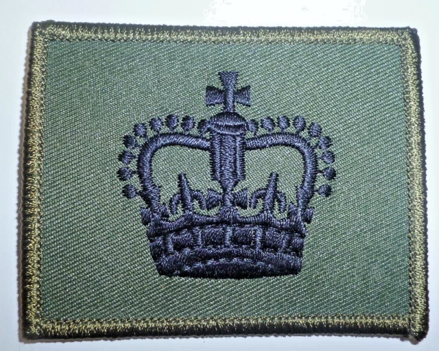 BRITISH ARMY BLACK On Olive Rank Patch Sgt Major. £3.99 - PicClick UK