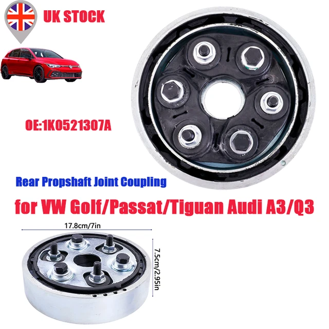 DRIVESHAFT REAR PROP Coupling & Bolt Kit for VW Golf/Passat/Tiguan Audi ...
