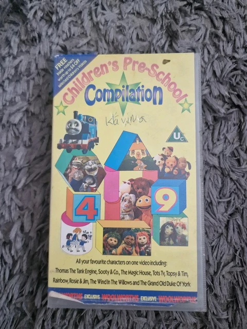 VHS CHILDREN'S PRE School Compilation Rosie & Jim Sooty Tots Tv ...