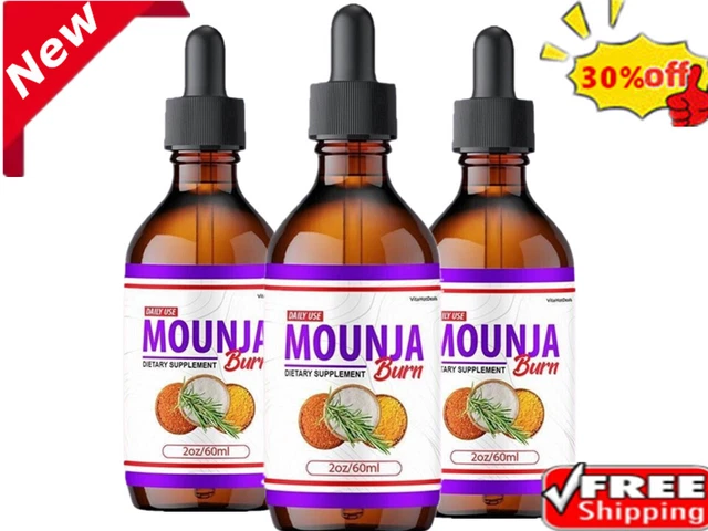 (3 PACK)MOUNJA BURN Drops, Mounja Burn Advanced Weight Loss Formula QXO ...