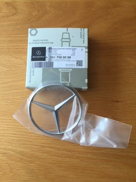 MERCEDES W201 W124 genuine boot emblem star A2017580058 £24.99 ...