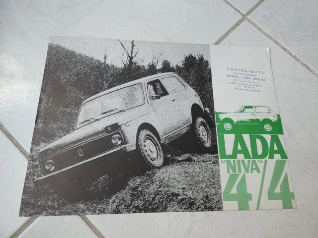 LADA NIVA 4X4 brochure catalogue prospectus commercial EUR 3,50 ...