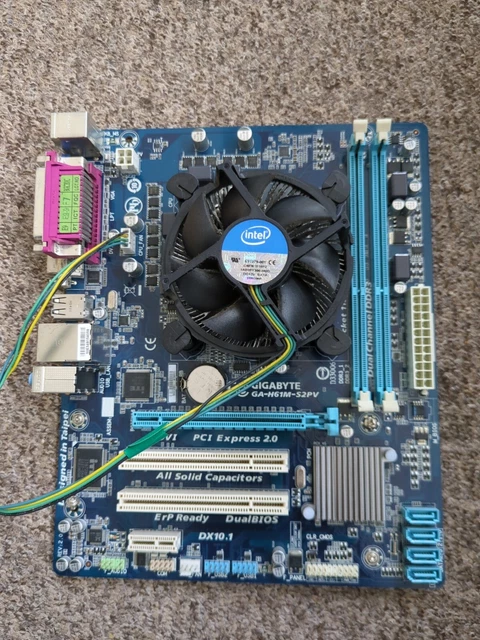 GIGABYTE GA-H61M-DS2 DVI Socket LGA1155 Micro-ATX Motherboard And ...