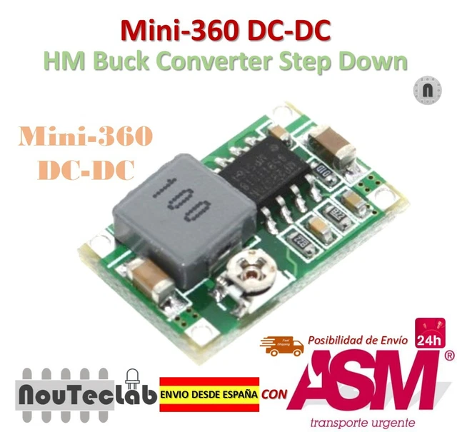 MINI360 MINI-360 DC-DC HM Buck Converter Step Down Power Supply Ultra ...